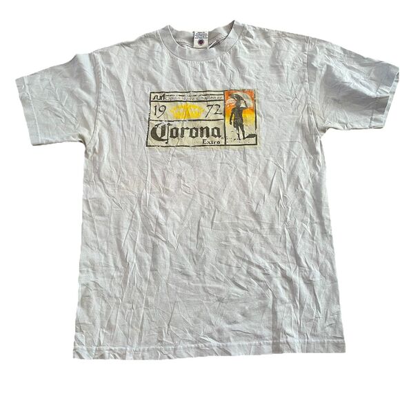 Corona | Shirts | Vintage Corona Extra Beer Tee Extra 972 Mens Xl Light ...
